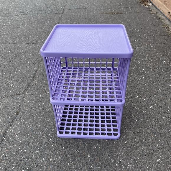 Accents | Vintage Yaffa Blocks Plastic Storage Bins Crate 2 Shelf Basic ...